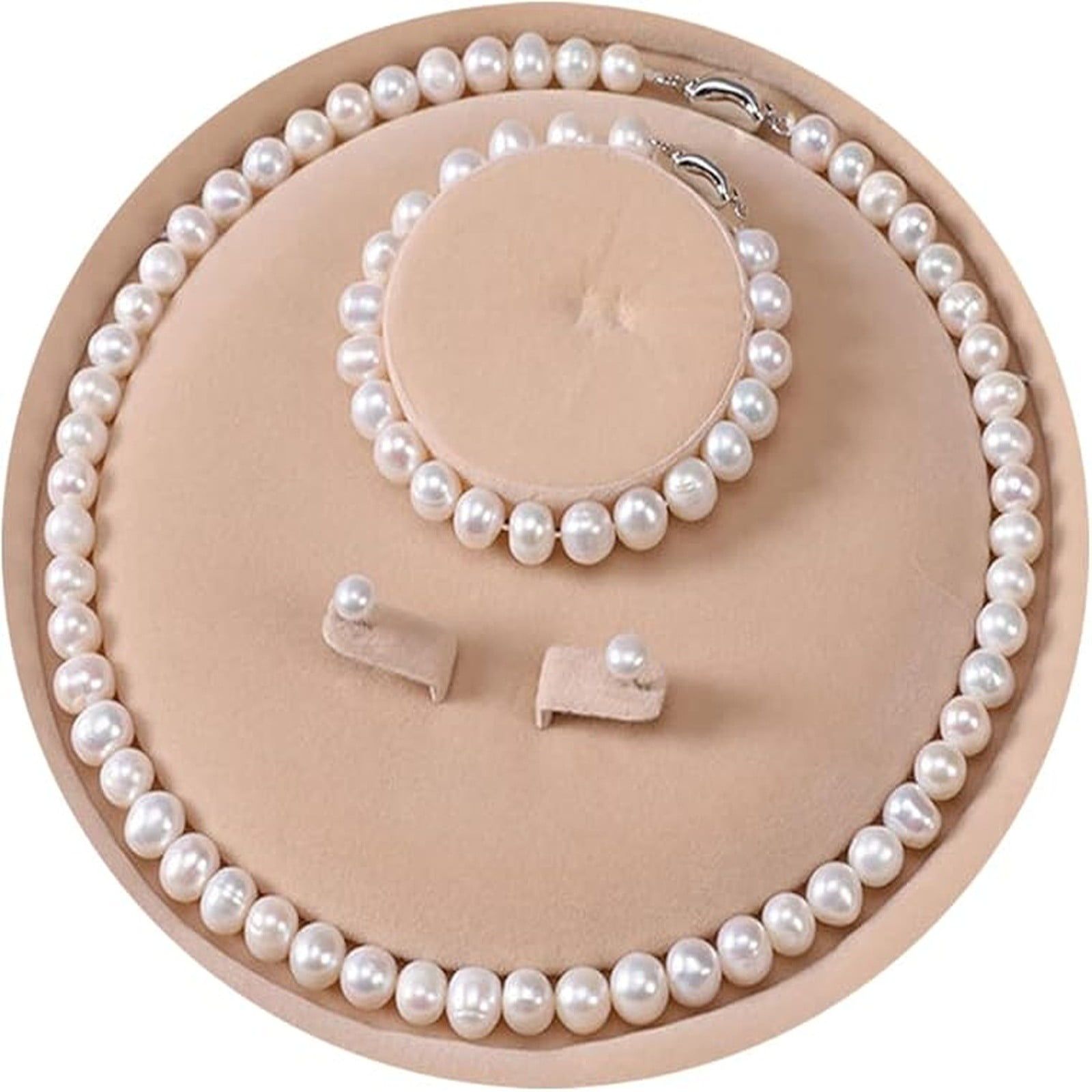 Click here for Belleau Pearl Necklace Pendant Three Piece Box Bea... prices