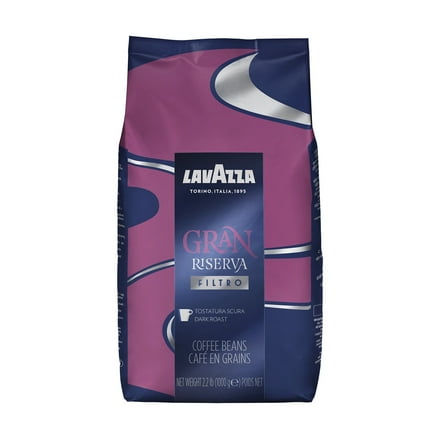 Lavazza Top Class Filtro Whole Bean Coffee, 100% Arabica, 2.2 lb Bag ...