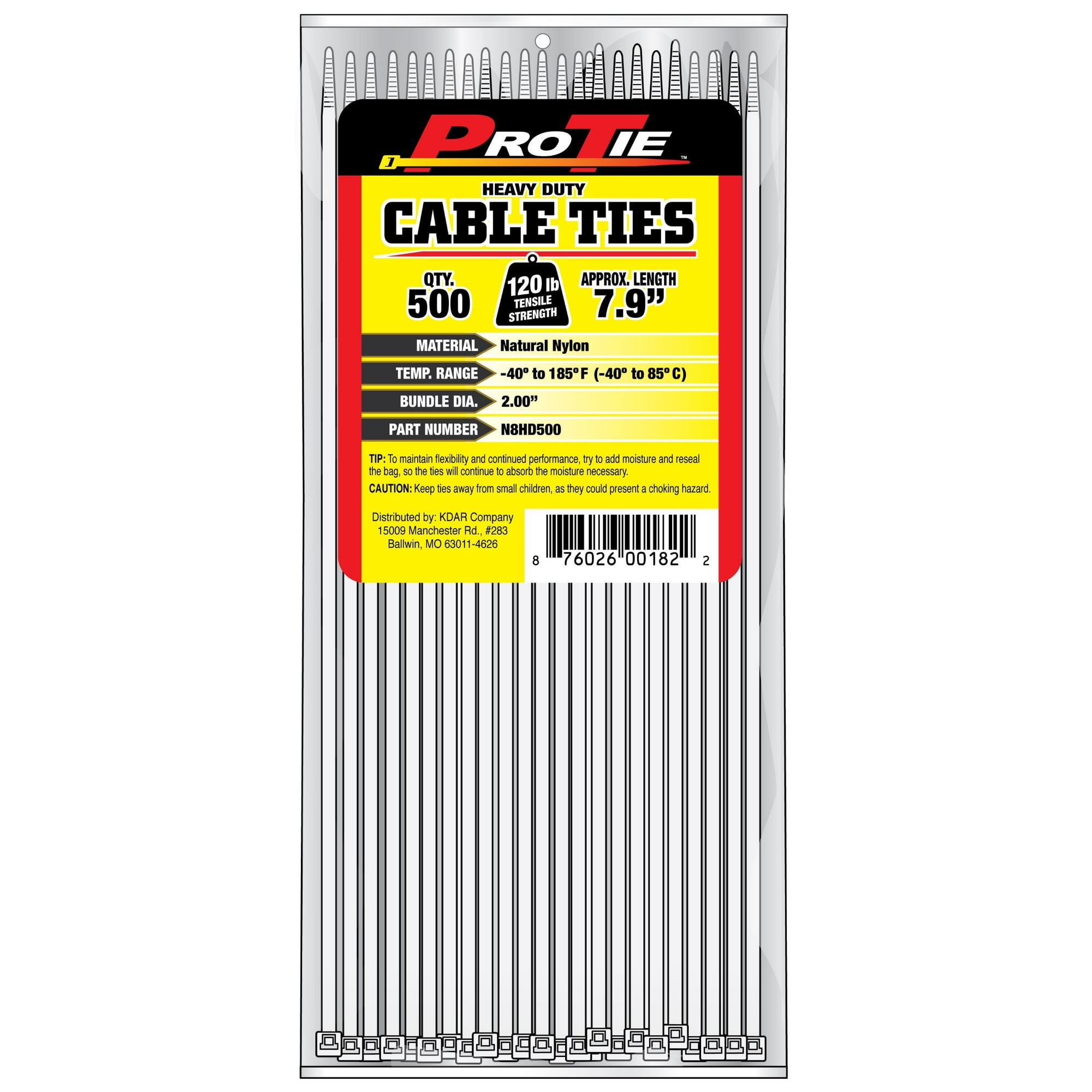 Click here for Pro Tie Heavy Duty Cable Ties  Self-Locking Nylon... prices