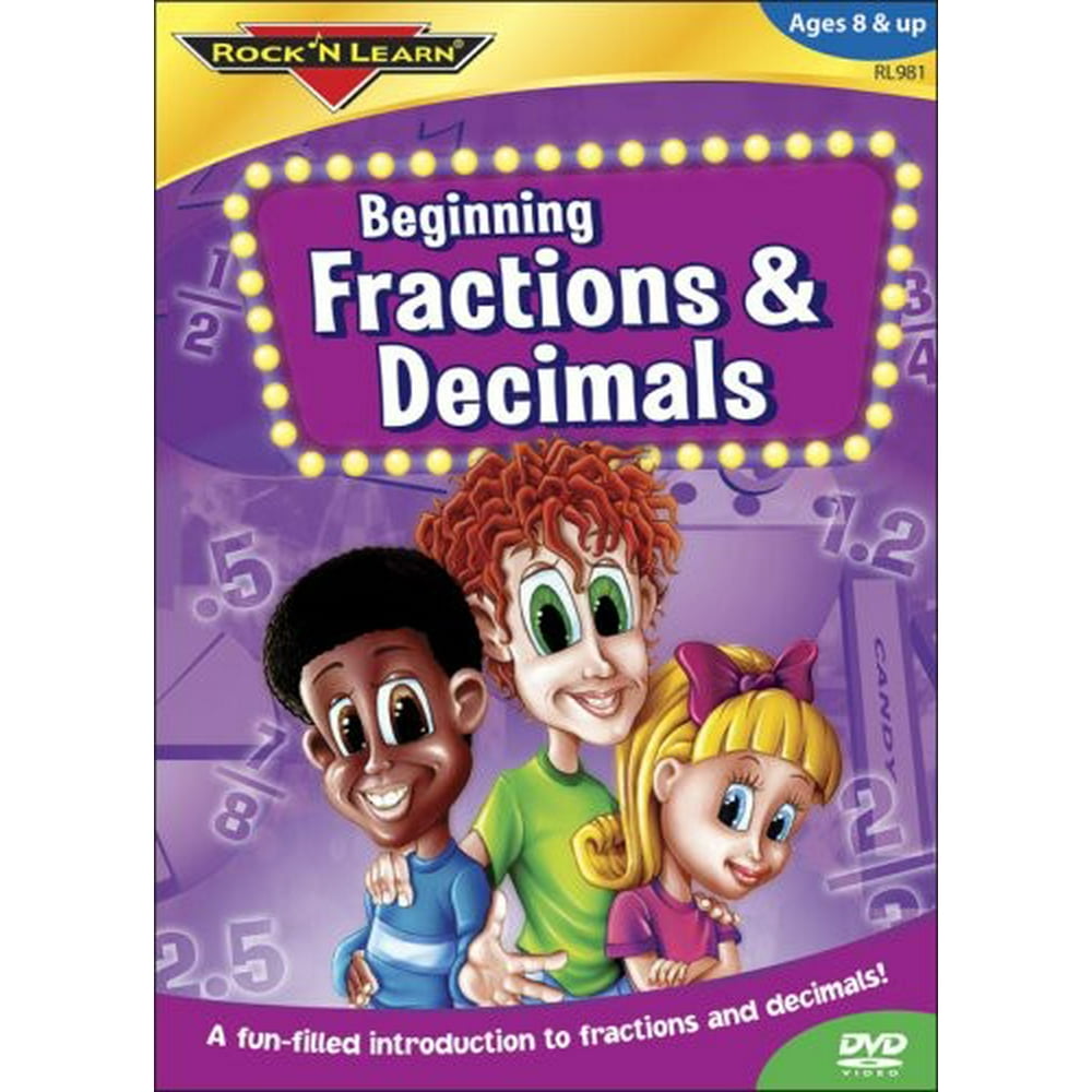Rock N Learn: Beginning Fractions and Decimals (DVD) - Walmart.com ...