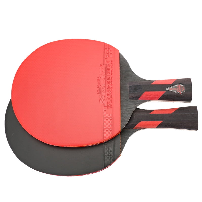 Short/Long Handle Shake-hand Table Tennis Set Paddle Racket 1 star with ...