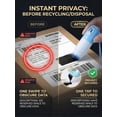 2-in-1 Thermal Paper Privacy Marker with Built-In Mini Box Cutter ...