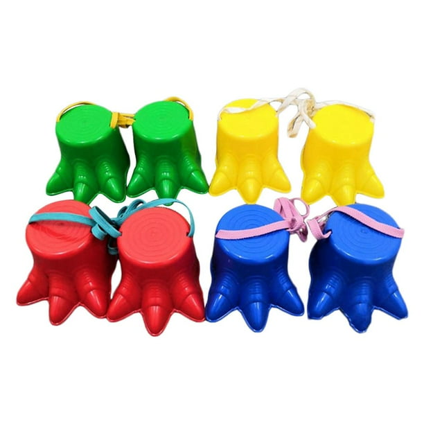 braveheart 4 pair Walk Stilt Jump Toy Plastic Cute Children Outdoor Fun ...