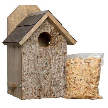 Vundahboah Amish Goods Screech Owl House Box for Nesting- Handmade in ...