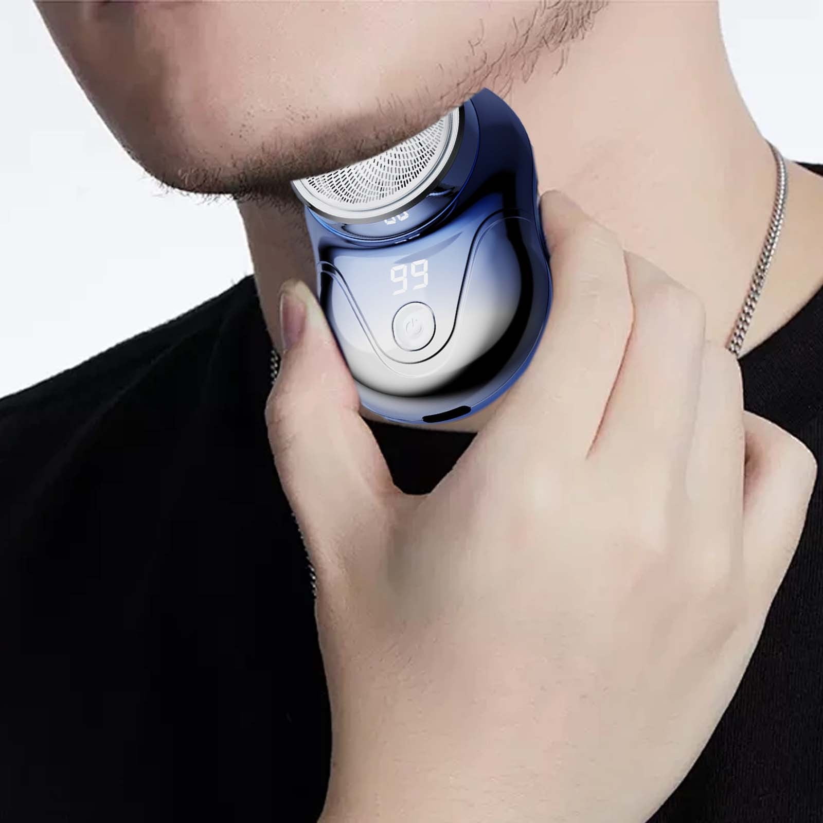 EGNMCR Travel Electric Shaver High Speed Electric Beard Shaver Compact ...