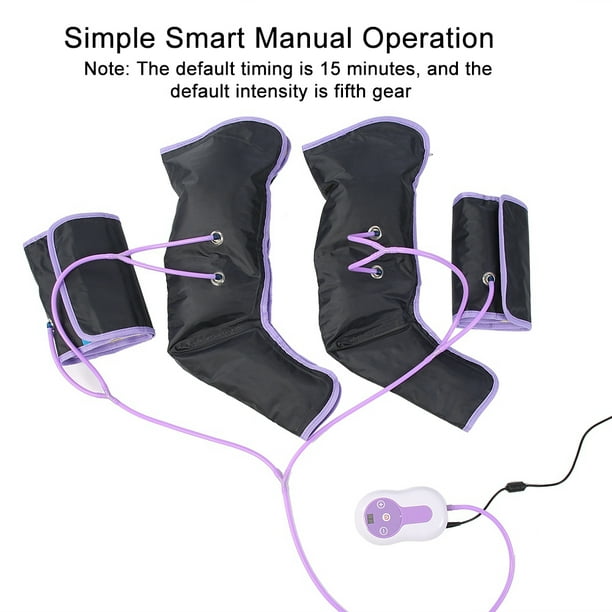 Mgaxyff Air Compression Leg Massager Electric Circulation Leg Wraps For