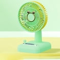 Bklubk USB Rechargeable Desktop Mini Fan, Portable Small Fan for Dorm ...