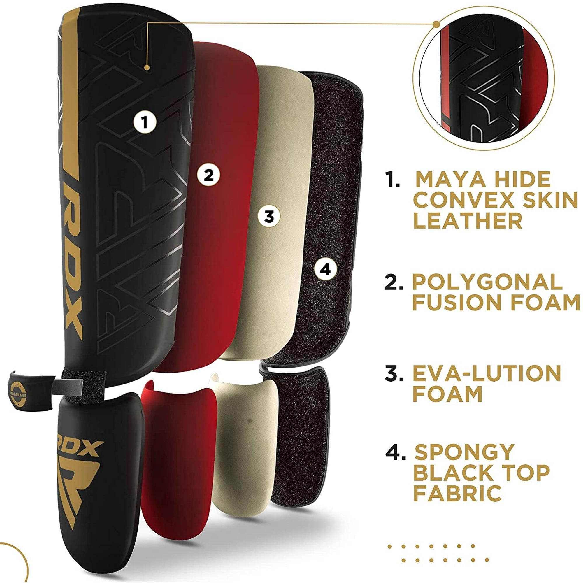 Click here for Rdx Shin Guards For Kickboxing  Muay Thai  Mma Fig... prices