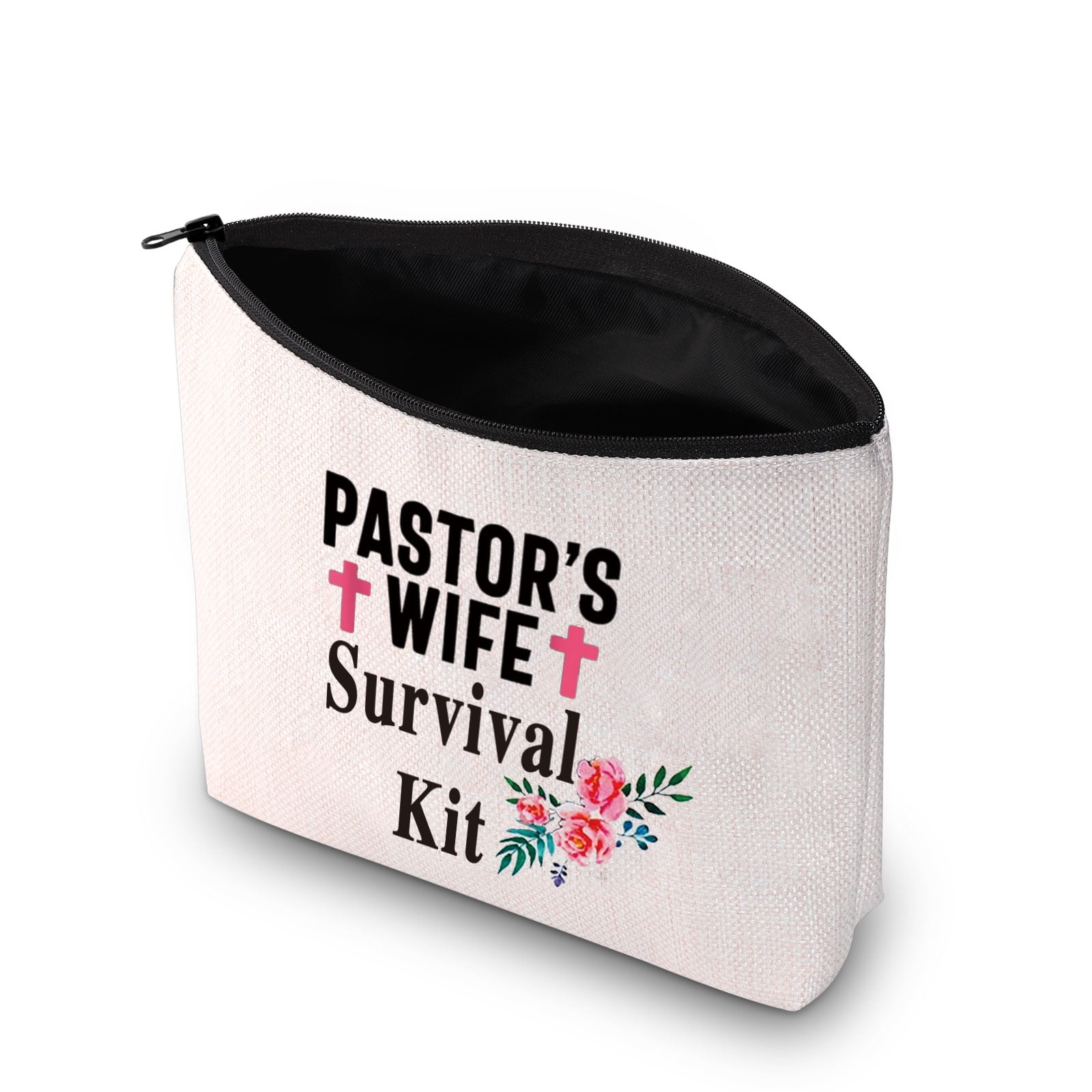 Pastor's Wife Survival Kit Religious Pastors Wife Gift Cosmetic Bag ...