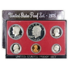 1960 U.S. Proof Set Small Date (Hard Plastic Holder) - Walmart.com