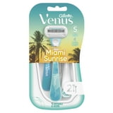 Gillette Venus Miami Sunrise Extra Smooth Sensitive Women's Disposable ...
