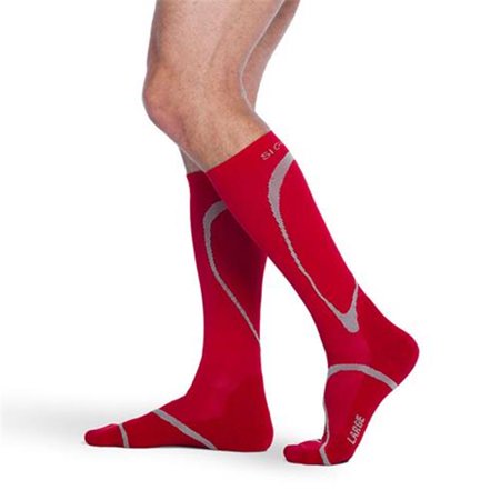 20-30mmHg Knee High Compression Sock, Large And Medium, Red - Walmart.ca