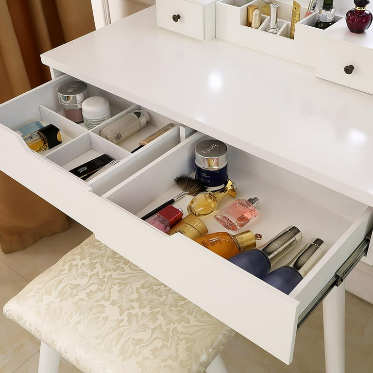 Elephance Moveable Vanity Table Dressing Makeup Table