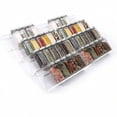 4/2 Layer Spice Drawer Organizer Adjustable Acrylic Spice Jars Rack ...