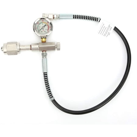 Plannu Outdoor Stainless Steel Air Filler Valve, 347 Hex Gauge Valve ...