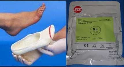 STS - STS Foot Orthotics Casting Impression Slipper Socks Foot Molds ...