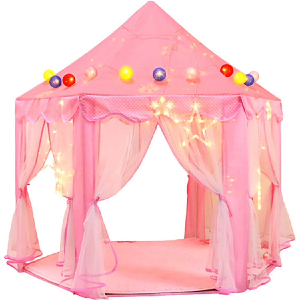 Kid's Play Tent Cute Foldable Pop up Tent Princess Tent for Indoor ...