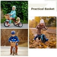 Kids Bike Basket, Children's Wicker Basket for Bike, Handwoven Bicycle ...