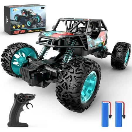 DEERC DE45 1:14 Remote Control Truck, RC Car Toy Rock Crawler, 4WD Off ...