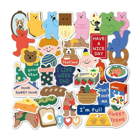 40pcs Decal Stickers for Laptop and Water Bottles,Waterproof Durable ...