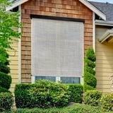 Keystone Fabrics PVC Outdoor Patio Sun Shade with Valance 4ft Wide ...