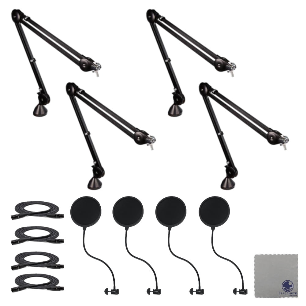 Buy Rode PSA1 Swivel Mount Studio Microphone Boom Arm Four-Pack with 4x ...