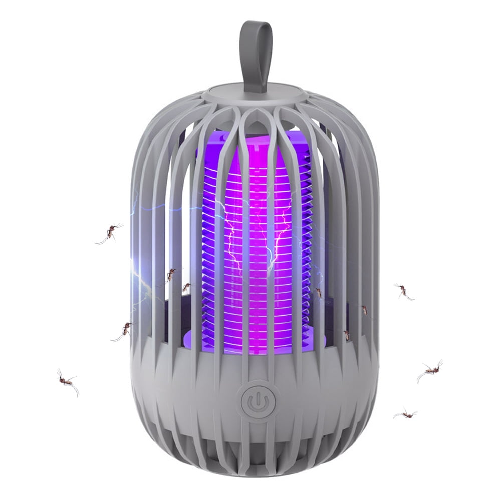 Trampa eléctrica para mosquitos recargable para interiores con luz y ...