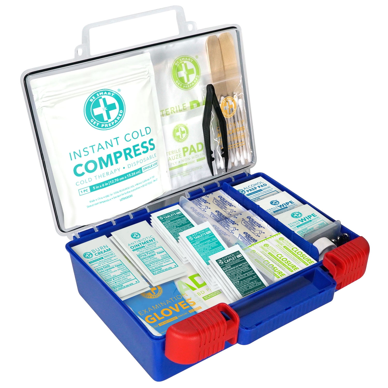 Equate All-Purpose First Aid Kit, 250 Pieces