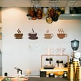 4pcs Coffee Wall Stickers Latte Mocha Cappuccino Wall Decor DIY Vinyl ...