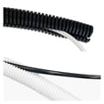 10/13/15.8/25/28.5mm OD Split Wire Conduit Polyethylene Tubing Flexible ...