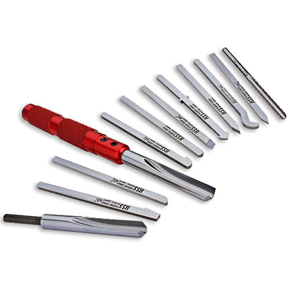12pc. robert sorby #888hs12 modular micro tool set - Walmart.com