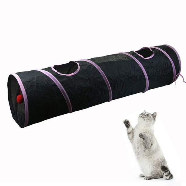 PetLike Cat Tunnel for Indoor Cats Collapsible Pop-up Pet Tube Peek ...