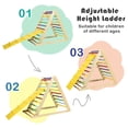 Foldable Wooden Triangle Climber with Reversible Ramp for Kids ...