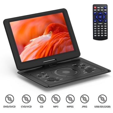 GPX 10.1" Bluetooth DVD Player with Wireless Headphones, PDB1077B ...