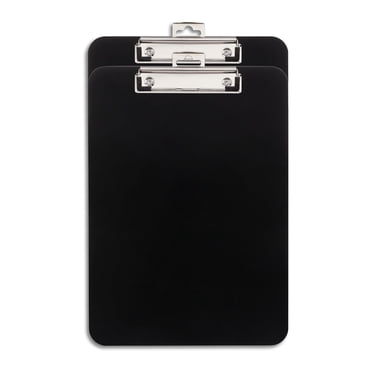 Black Plastic Clipboards, 12 Pack, Durable, 12.5 x 9 Inch, Standard ...