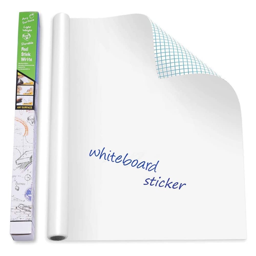 Fangsheng White Board Sticker, Easy Cut and Setup Dry Erase Board for ...
