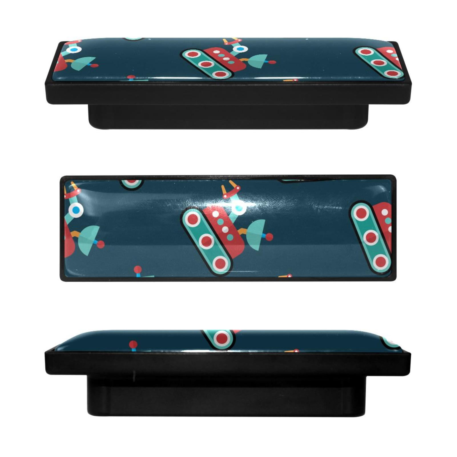 4 Pcs Rectangle Cabinet Handle Cupboard Knob Drawer Pulls Handle ...