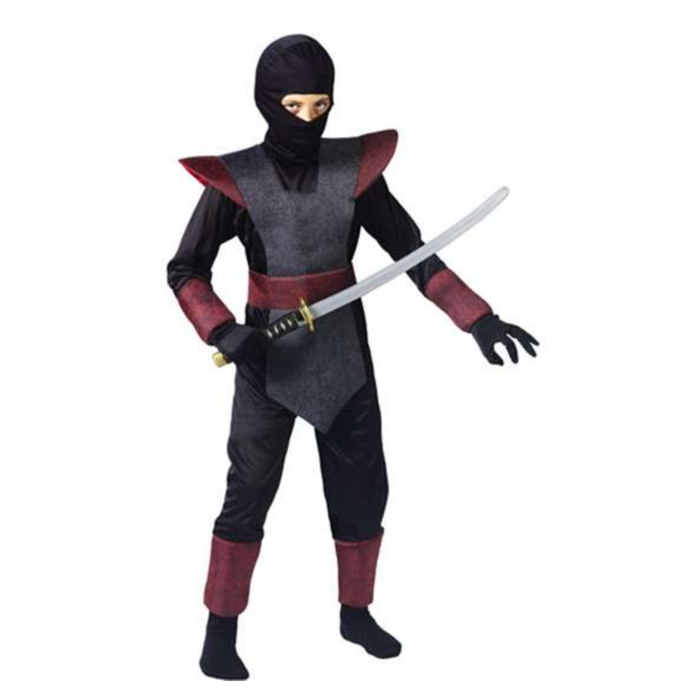 Fun World Boys Ninja Fighter Halloween Costume Small (6) - Walmart.com
