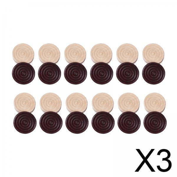 Click here for Beloving 3x24x Round Backgammon Pieces Chess Game... prices