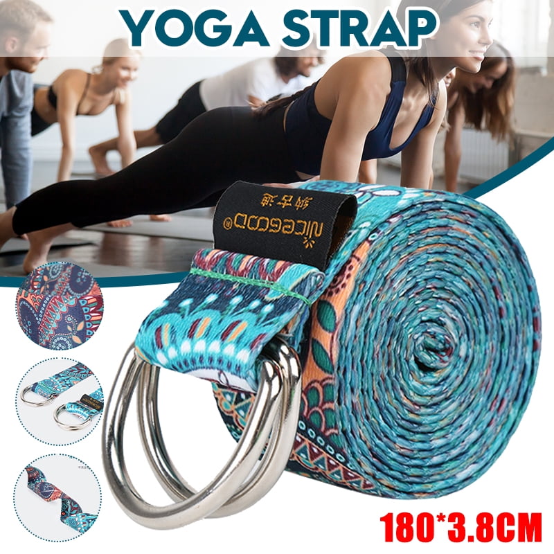 5.9ft Yoga Strap Stretching Exercise Belts Durable With Grip Loop ...