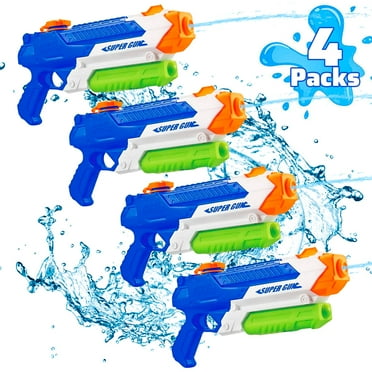 Adventure Force Water Strike Aqua Squad Water Blaster Value Set, 4-Pack ...