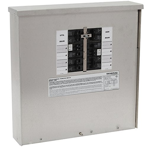 Generac 6382 7.5KW Outdoor Service Power Center 30 Amp Manual Transfer ...