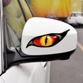 2-Piece Evil Eyes Eye in Red Car Motorbike Helmets Sticker Decal ...