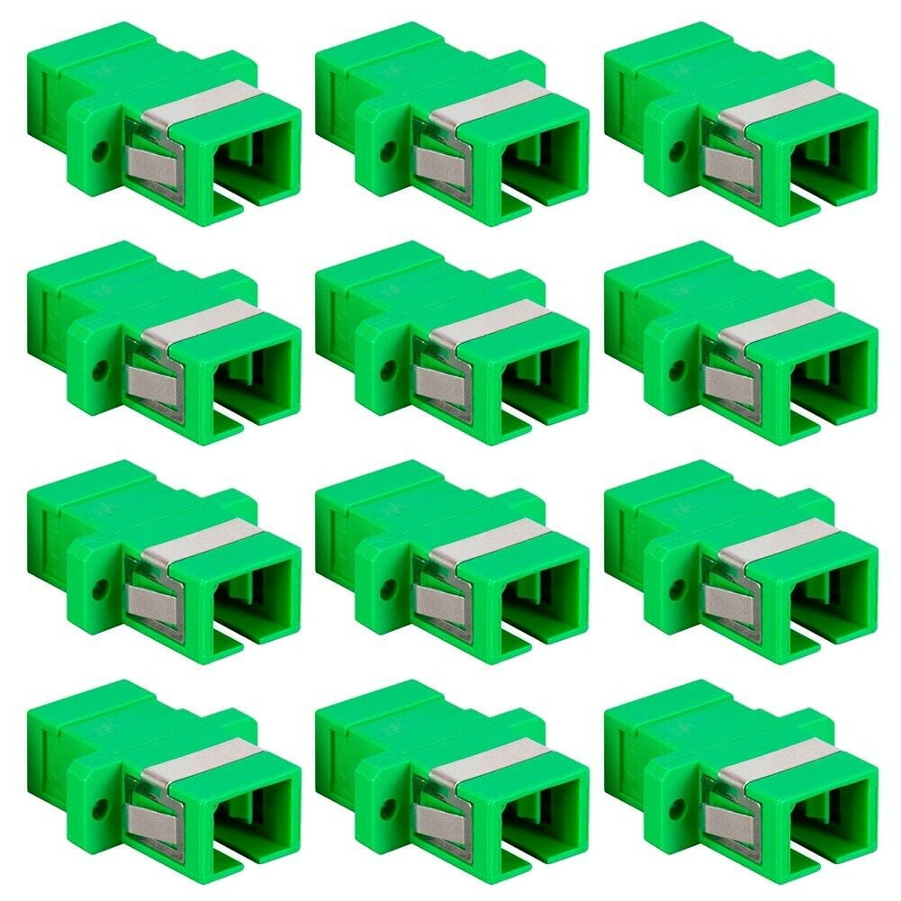 12 Pcs SC to SC Coupler Split Type Simplex Single Mode Fiber Optical ...