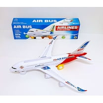 Kids Airplane Toy - Bump and Go Plane with Led Flashing Lights and ...