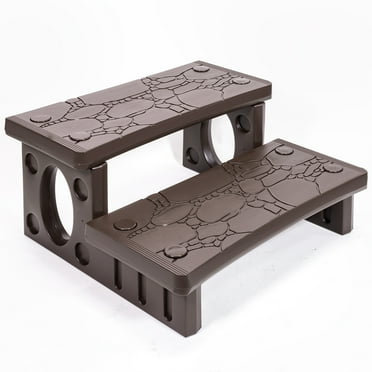 XtremepouwerUS Multi Purpose 2-Step Spa Hot Tub Pool RV Campers Deck ...