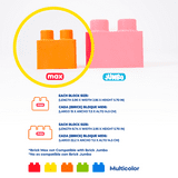 Large Foam Rubber Building Blocks. Ibrick Max 40 (30+10) Pieces ...