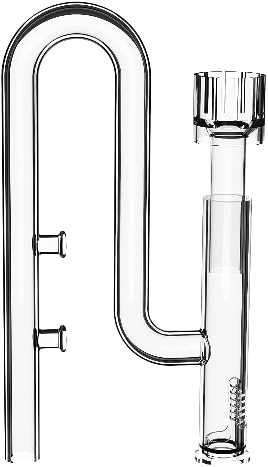 Fzone Aquairum Mini Glass Skimmer Lily Pipe for Mini and Nano Tank ...