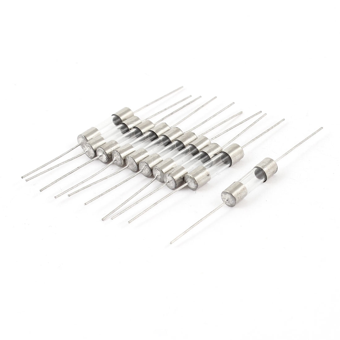 10 Pcs 5mm X 20mm Axial Leads Fast Acting Glass Fuses Tube 1Amp 250V 10 Pcs 5mm X 20mm Axial Leads Fast Acting Glass Fuses Tube 1Amp 250V