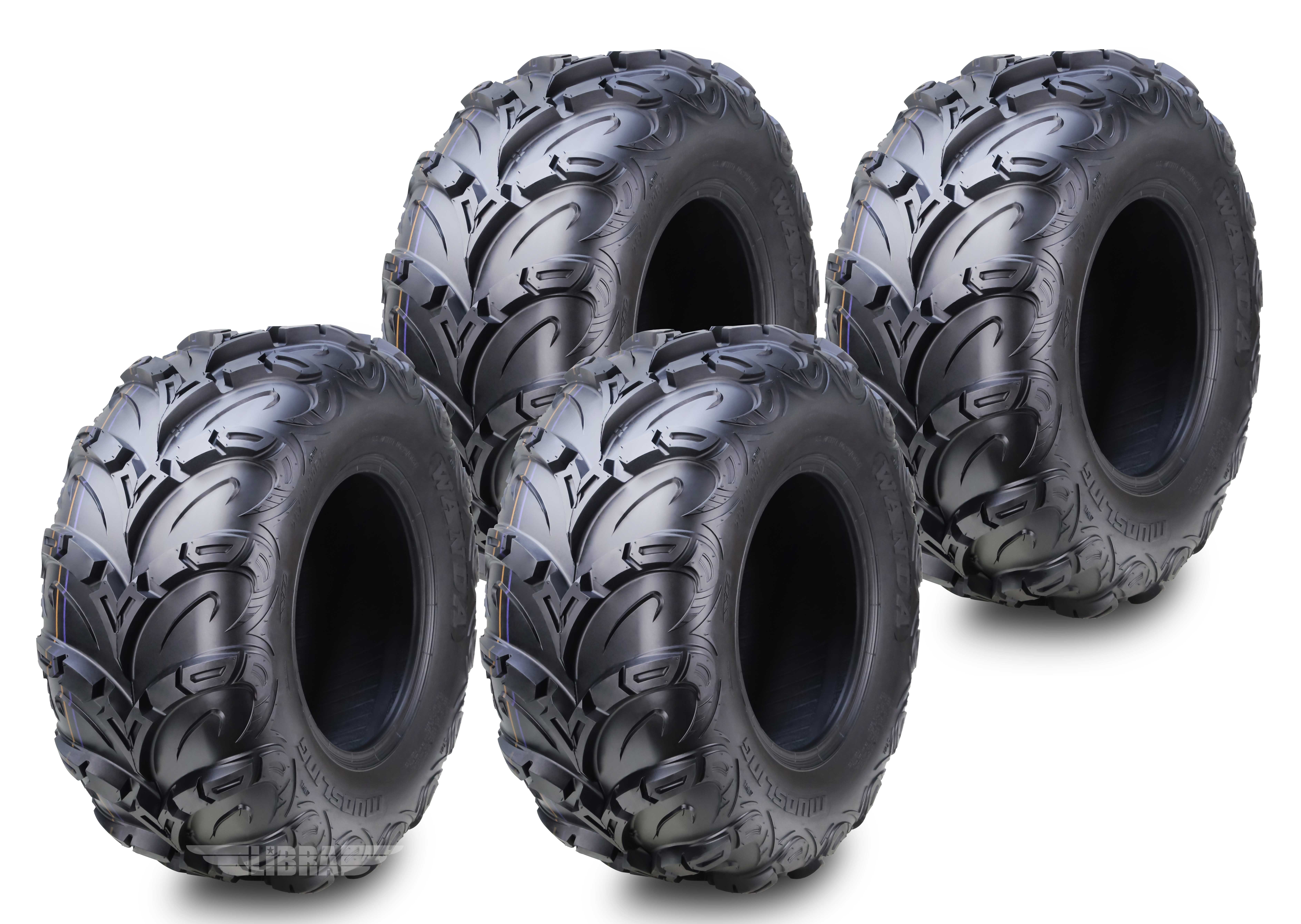 Set of 4 WANDA Radial ATV UTV Tires 26x10R12 6PR Mud Sling - Walmart.com
